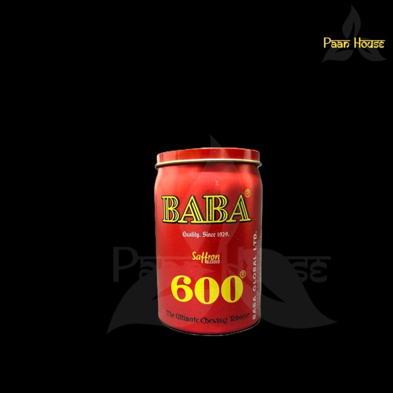 BABA 600 LUXURY ( SAFFRON / SILVER ) - Paan House